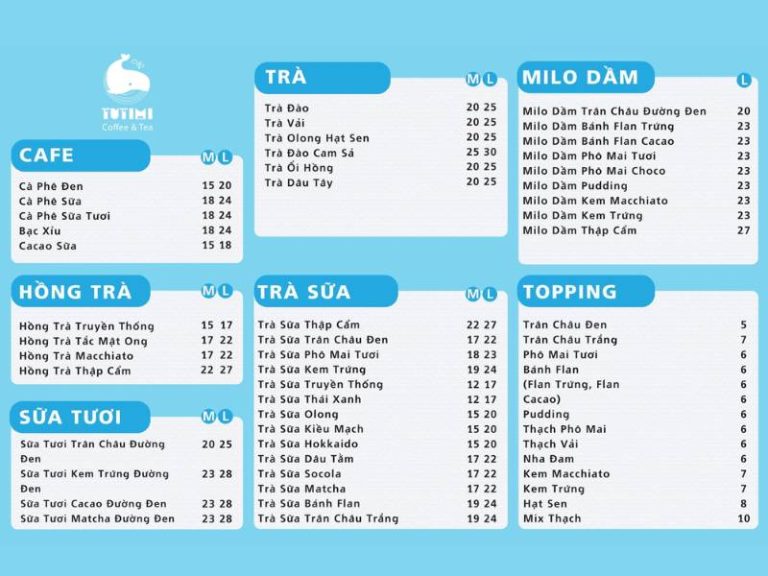 101+ mẫu menu quán trà sữa đơn giản mà đẹp có thể tự làm