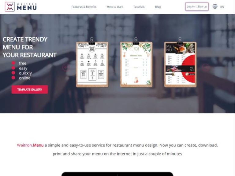 TOP 7 trang web thiết kế menu miễn phí quán cafe, trà sữa